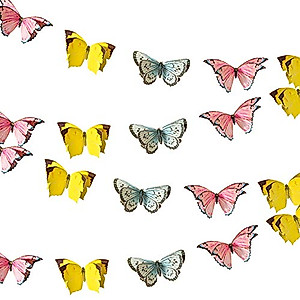 Talking Tables Fairy Party Supplies | Fairy Bunting Banner | Great For Girls Party, Tea Party, Birthday Party And Party Décor | Pink, Paper, 3M