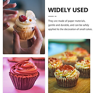 ABOOFAN 96pcs Halloween Cupcake Toppers Wrappers Bats Cupcake Picks Pumpkin Cupcake Case Liners Baking Cups Muffin Liners for Supplies Favors