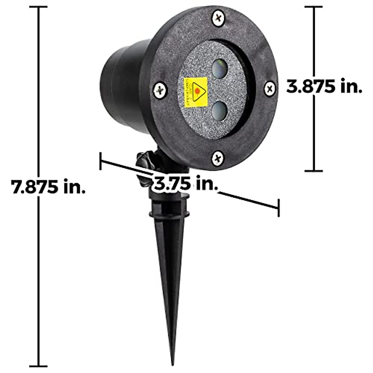 Brilliant Brand Lighting Christmas Light Projector Holiday Landscape Spotlight with Remote