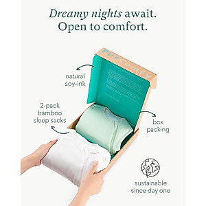 PurComfy Quilted Supersoft Sleep Sack, 2.5 TOG Premium Bamboo Viscose Warm Baby Sleeping Bag, 2-Way Zipper 6-15 Months