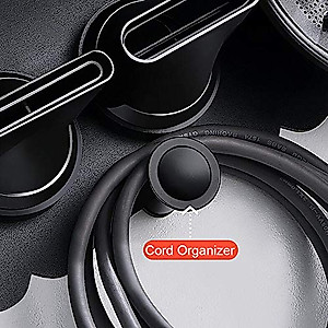 Magik Magnetic Supersonic Hair Dryer Accessories Metal Wall Mount Holder Hanger for Dyson and Other Hair Dryers Bathroom Toothbrush Makeup Cosmetic Shelf Rack Caddy Storage Organizer (Large, Black)