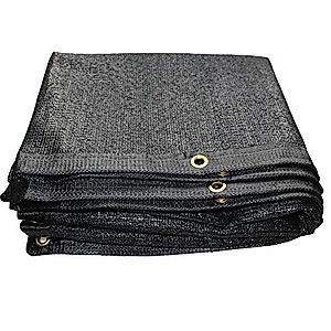 FOTMISHU 90% Sunblock Shade Cloth 6ftx8ft+4pcs 4" Ball Bungee,Anti-Aging Sun Mesh UV Resistant net,wit Garden Shade Mesh Tarp for Plant Cover,Greenhouse,Barn, Kennel,Carport,Flowers,Plants,Patio Lawn