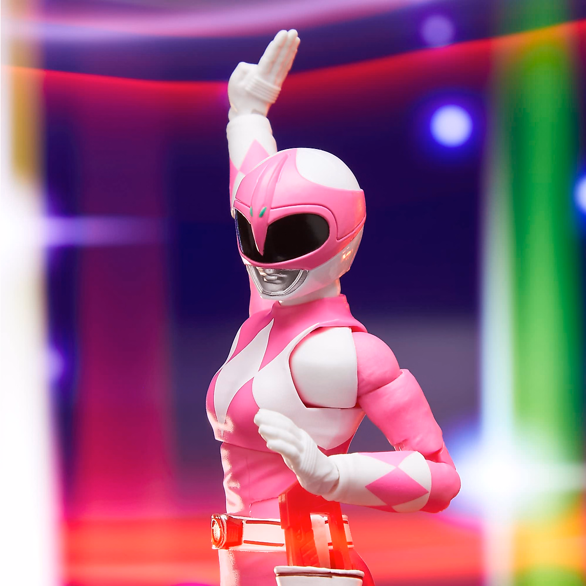 Power Rangers Lightning Collection Remastered Mighty Morphin Pink Ranger 6-Inch Action Figure, Toys for Boys and Girls Ages 4 and Up