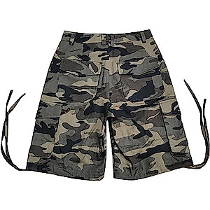 booty shorts for women sexy slutty butt lift Womens Bermuda 7" Shorts Camo Print Elastic Waist Pocketed Casual Shorts Summer Fashion Workout Cargo Shorts for Ladies Army Green 2XL