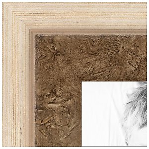 ArtToFrames 10x17 Inch Multi Picture Frame, This 0.94 Inch Custom Wood Poster Frame is Other - Comes with Regular Glass and Corrugated Backing (2WOME398402-10x17)
