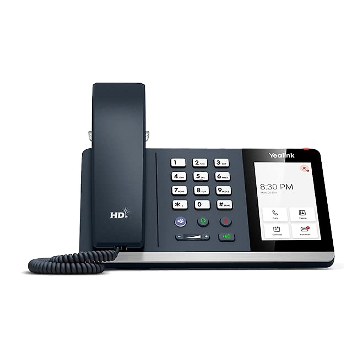 Yealink MP54-ZOOM Edition Smart Business Phone for Zoom, 4 inch (800 x 480) Capacitive Touch Screen, Dual-Port Gigabit Ethernet, Support PoE, Power Adapter Not Included