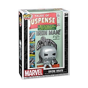 Funko POP! Comic Cover: Marvel - Tales of Suspense #39, Iron Man - Marvel Comics - Collectable Vinyl Figure - Gift Idea - Official Merchandise - for Kids & Adults - Comic Books Fans