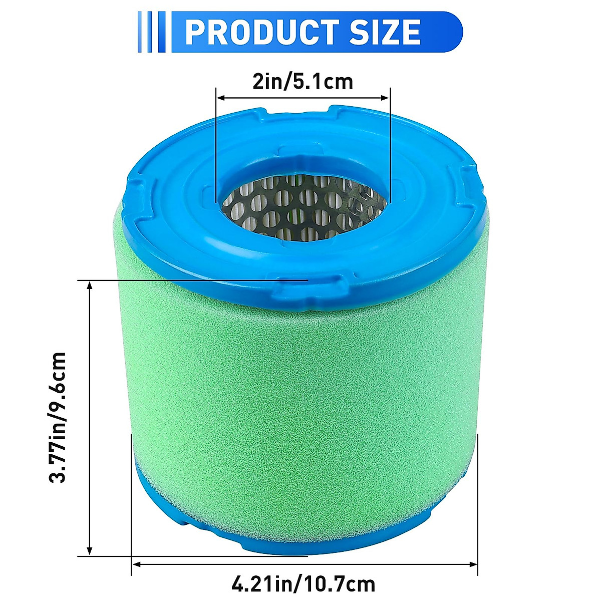 393957 393957S Air Filter Pre Filter Replacement for Briggs Stratton 390930 4106 Horizontal Engines Ariens 02451900 John Deere PT9334 PT4301 LG393957S Lawn Mower