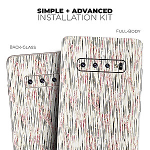 DesignSkinz Karamfila Watercolo Poppies V22 Protective Vinyl Decal Wrap Skin Cover Compatible with The Samsung Galaxy S20 (Screen Trim & Back Glass Skin)