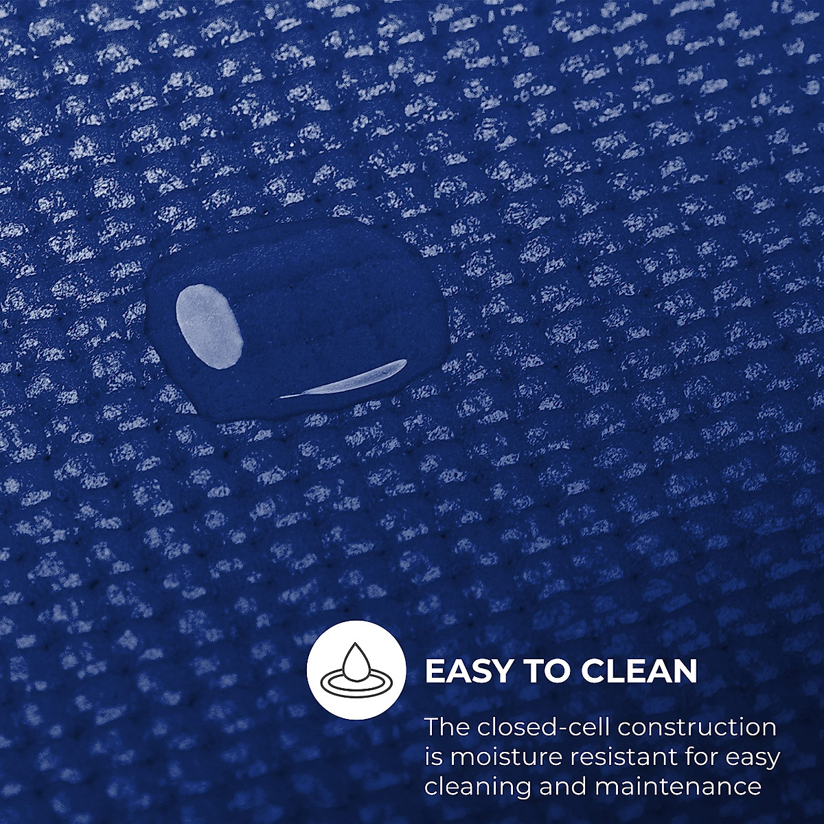 Sunshine Yoga 10-Pack Deluxe Studio 6mm Extra Thick Yoga Mat, 74" x 24" Extra Long Exercise Mat, Non Slip, Anti-Tear Fitness Mat, Yoga Mats for Schools, Studios, or Gyms, Dark Blue