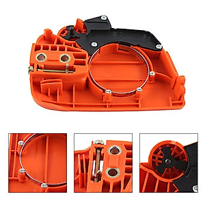 Chainsaw Bar Chain Brake, Clutch Sprocket Cover Chain Brake Electric Chainsaw Craftsman Chainsaw Chain Saw Assembly Fits for Husqvarna 350 235 235E 236 240 Chainsaw