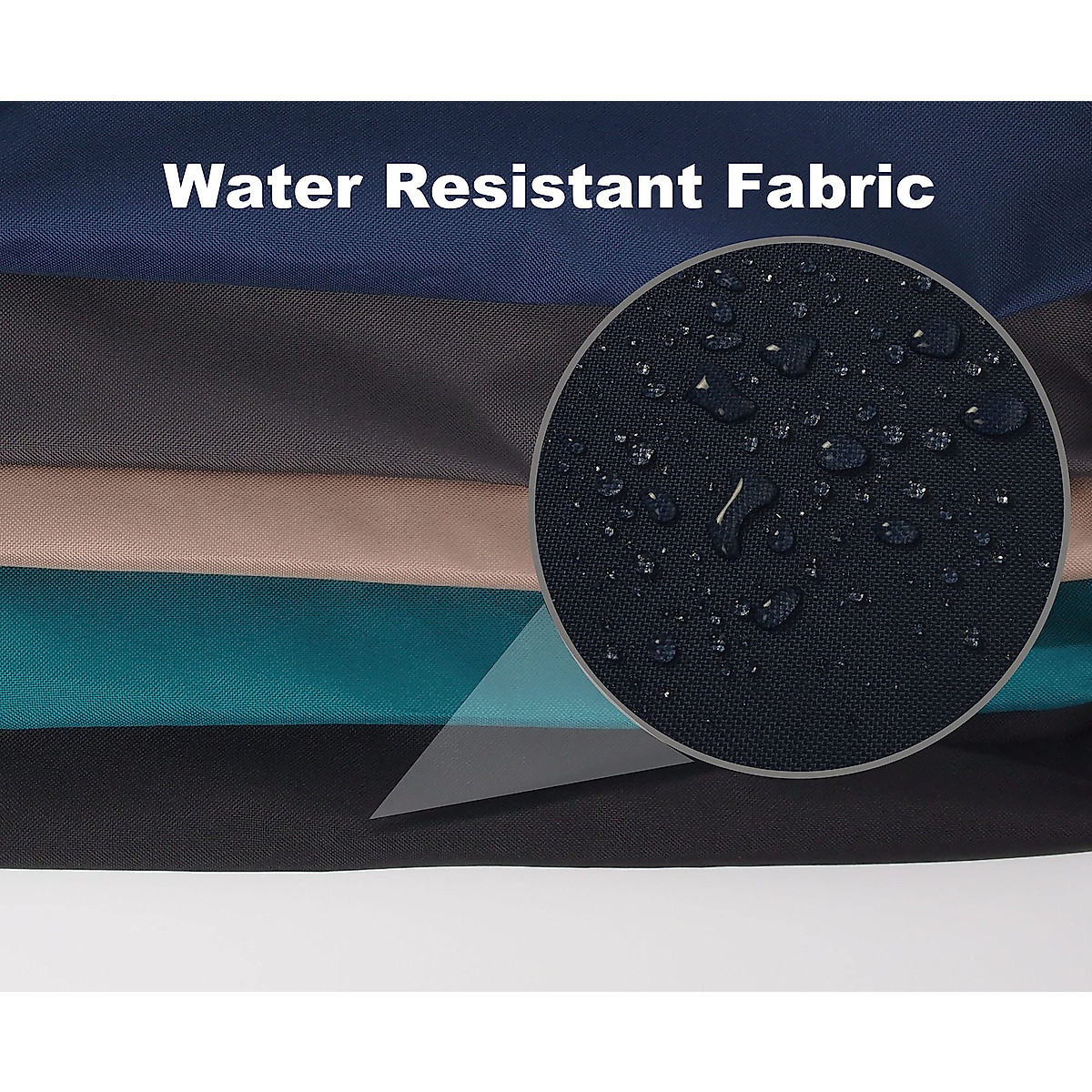 Leeymoo Outdoor Seat Cushion Covers, Water Repellent Patio Seat Cushion Covers-Only Covers (20"x20"x2" 2 Pack Black)