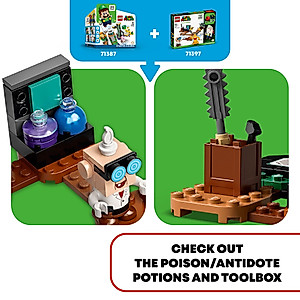 LEGO Super Mario Luigi’s Mansion Lab and Poltergust Expansion Set 71397 Building Kit for Kids Aged 6 and up (179 Pieces)