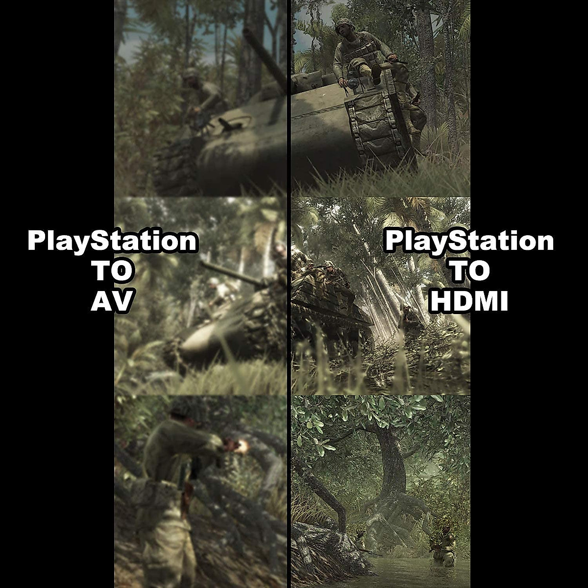 Y.D.F PS2 to HDMI Adapter PS2 HDMI Cable PS2 to HDMI Converter Support 4:3/16:9 Screen Aspect Ratio Switch. Works for PlayStation 1/ PlayStation 2 HD Link Cable PS1 HDMI Adapter PS2 HDMI Converter