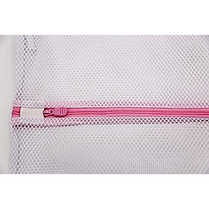 Donna's She-Shed 2 Pack X-Large Mesh Laundry Bags 23" x 23" for Sweaters, Dresses, Stuffed Toys, delicates. Helps Protect delicates in The wash. Use for Large Item or Multiple Medium/Small Items. (2)
