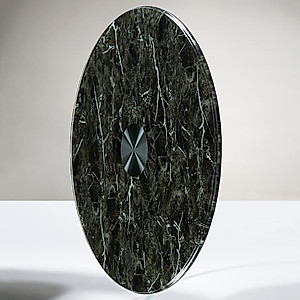 MMQQ Lazy Susan Round Turntable Table Top Rotating Tray Marble Rotating Serving Plate Smooth Kitchen Display Turn Table Anti-collision and Explosion proof