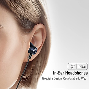 GEVO Durable in-Ear Earphones for Oculus Quest 2, Noise-Isolating VR Inert Sponge Earbuds with Silicone Caps Compatible with Rift S VR Headset (Black)