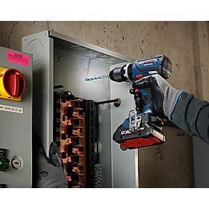 BOSCH GXL18V-251B25 18V 2-Tool Combo Kit with 1/4 In. and 1/2 In. Two-In-One Impact Driver, Compact Tough 1/2 In. Hammer Drill/Driver and (2) CORE18V 4.0 Ah Batteries