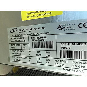 MMC SMARTDRIVE MMC-SD-1.3-460-D 1.3KW XLNT Servo Drive Used