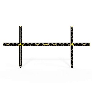 Crescent Creative Products Perfect Pro Picture Frame Wall Hanging Tool with Level, 48 inch, Black