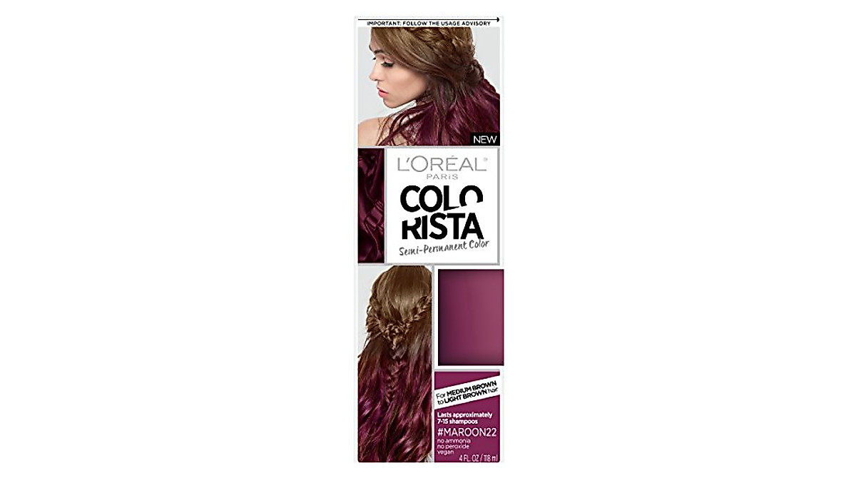 L'Oreal Colorista Semi-Permanent Maroon for Brunettes