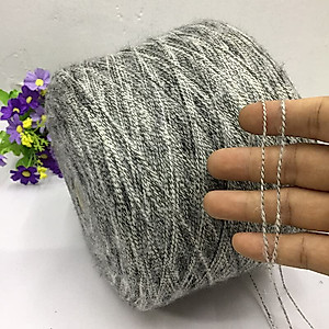500g Cotton Yarn for Hand Knitting Wool Yarn to Knit Gradient Mohair Yarn for Crochet Line Thread DIY Sweater Shawl (Color : F)