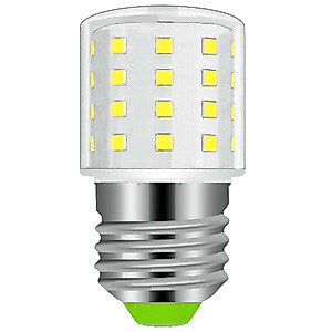 hekmazon Led Refrigerator KEI D34L Light Bulb AC 100-265V 3.5W 40W Halogen Equivalent E26 Medium Base Daylight White 6100K 500Lm Pack of 1