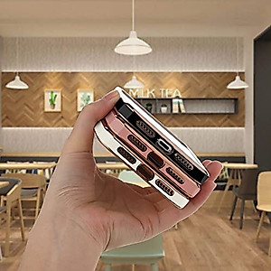 Bonoma Compatible with iPhone XR Case Love Heart Plating Electroplate Luxury Elegant Case Camera Protector Soft TPU Shockproof Protective Corner Back Cover iPhone XR Case -Black