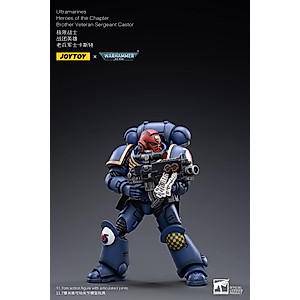 HUAXI DARK SOURCE(HAINAN)TECH Joy Toy Warhammer Brother Vet SGT Castor 1/18 FIG