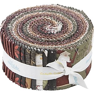 Teresa Kogut Kringle Rolie Polie 40 2.5-inch Strips Jelly Roll Riley Blake Designs RP-13440-40