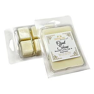 1 Pack Beeswax Melts, Opal Shine, Sage & Lemon, Wax Melts, Aromatherapy, Scented Candle Melts, Opulent Brilliance 3 oz