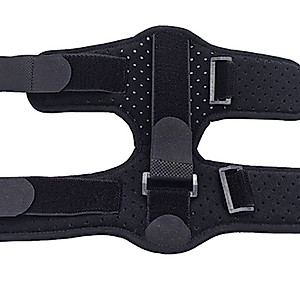 Fasciitis Night Foot Splint, Adjustable Achilles Tendonitis Night Brace Foot Support - Steel Sheet (37 X 23 X 32cm)