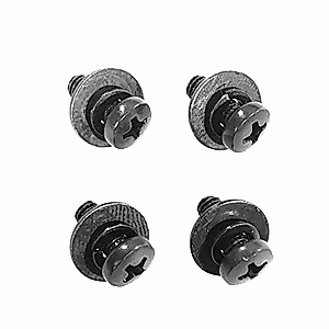 ReplacementScrews VESA Compatible M4 10mm TV/Monitor Wall Mount Screws for 75x75mm and 100x100mm Brackets. Metric Screws & Washers for Mounting Any TV/Monitor Brand.