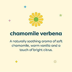 Babyganics Baby Shampoo + Body Wash Pump Bottle, Chamomile Verbena, Non-Allergenic and Tear-Free, 16 Fl Oz (Pack of 3), Packaging May Vary