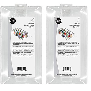 Dritz Thread Box Organizers, 1 Count (Pack of 2), Multicolor