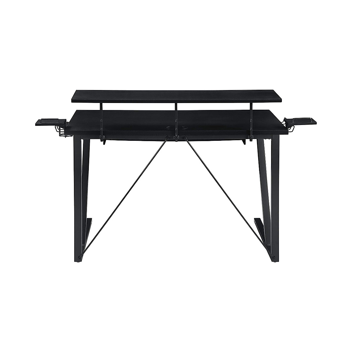 Coaster Furniture Tech Spec Cup Holder Gunmetal Gaming Desk 804436