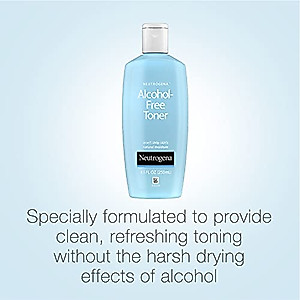 Neutrogena Oil- and Alcohol-Free Facial Toner, Hypoallergenic Skin-Purifying Face Toner to Cleanse, Recondition and Purify Skin, Non-Comedogenic, Quick-Absorbing, 8.5 fl. oz