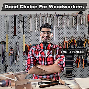 KERYE Hand Saw Tools, 5.5 Inch Mini Pocket Folding Saw, SK5 Blade Wood Saw for Woodworking, 13/14 TPI Double Edges Pull Saw, Flush Cut Saw for Wet/Dry Wood, Christmas Gifts for Men- KY03