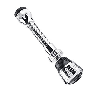 360 Degree Swivel Sink Faucet Aerator, for Home Kitchen Bathroom Sink Tap Head (with Movable Hose Adapter Attachments),High Pressure Bathtub Nozzle Rotate Replacement