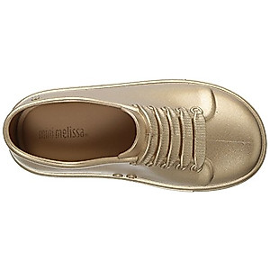 Mini Melissa Baby-Girl's Mini BE Sneaker, Gold Glitter, 5 Regular US Toddler