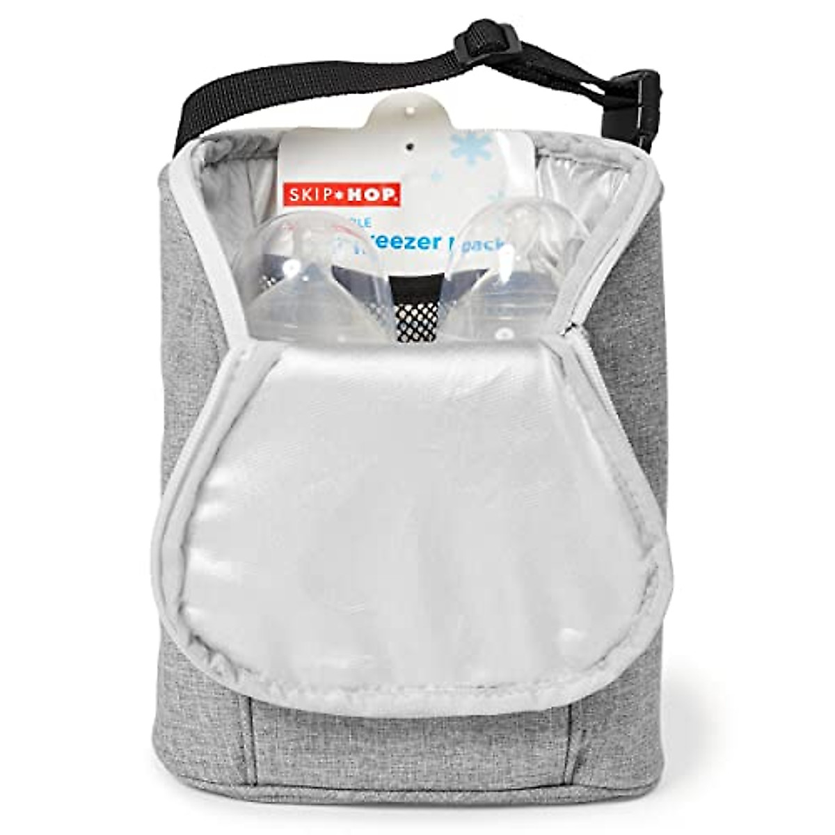 Skip Hop Baby Bottle Bag, Grab & Go, Grey Melange