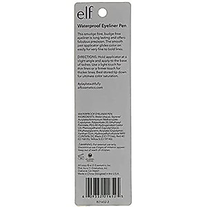 e.l.f. Waterproof Eyeliner Pen, Coffee, 0.05 Ounce