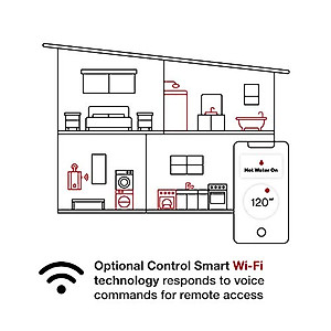 Rinnai RL94eP Non-Condensing Propane Tankless Water Heater, Outdoor Installation, Up to 9.8 GPM