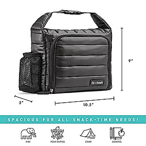 Fit+Fresh Willow Insulated Lunch Box for Kids, Lunch Box Kids Love for School - Lunch Bag Kids, Lunch Box Kids, Lunch Box for Girls, Lunch Box for Boys, Kids Lunch Bag, Lunchboxes Kids, Kids Lunchbox