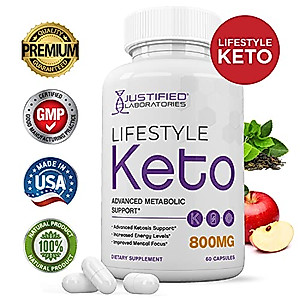 (3 Pack) Lifestyle Keto Pills 800MG Includes Patented goBHB® Exogenous Ketones Advanced Ketosis Support for Men Women 180 Capsules