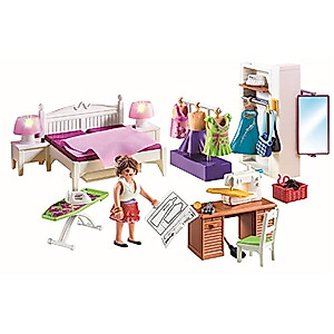 Playmobil Bedroom with Sewing Corner Furniture Pack