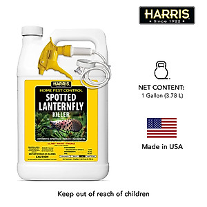 Harris Spotted Lantern Fly Killer, Odorless and Non Staining Ready to Use Spray, 128oz