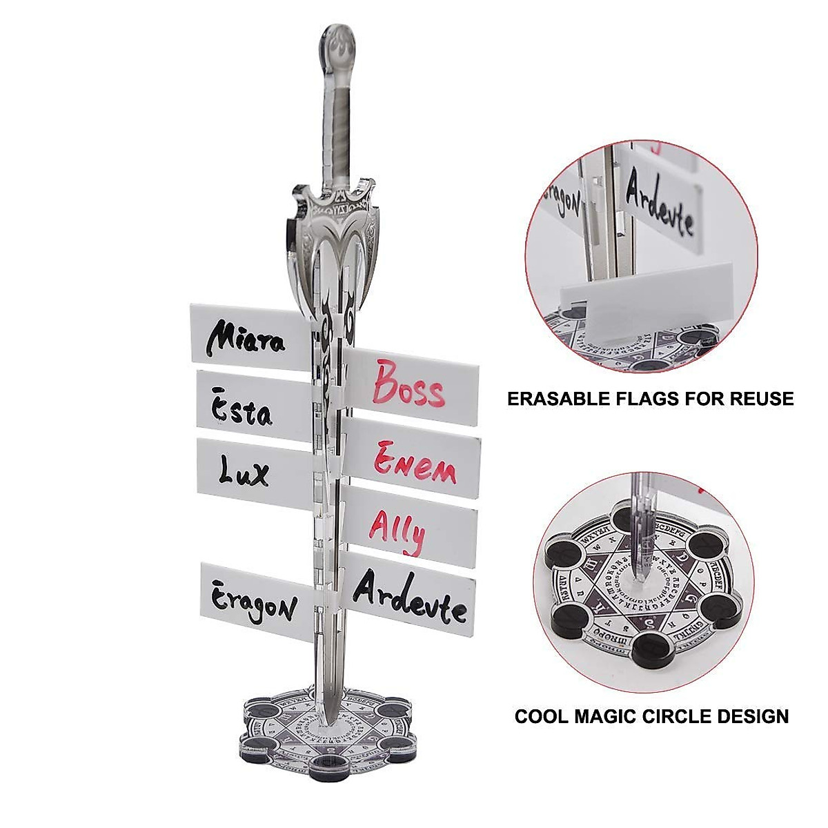 CZYY Spell Template + DND Initiative Tracker for Dungeons and Dragons, Pathfinder, D&D and Tabletop RPG
