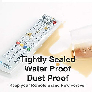 cooler depot 20 pcs Heat Shrink Wrap Bags for Remote Control (4.5X11inch) Clear Dust Proof Protective Case Film Cover Air Conditioner Video TV