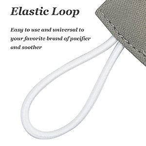 Babygoal Neutral Pacifier Clips, 6 Pack Binky Paci Holder and Leash for Boys and Girls Fits for Most Pacifier, Binkie Styles & Baby Teethers & Toys and Gift 6PS10